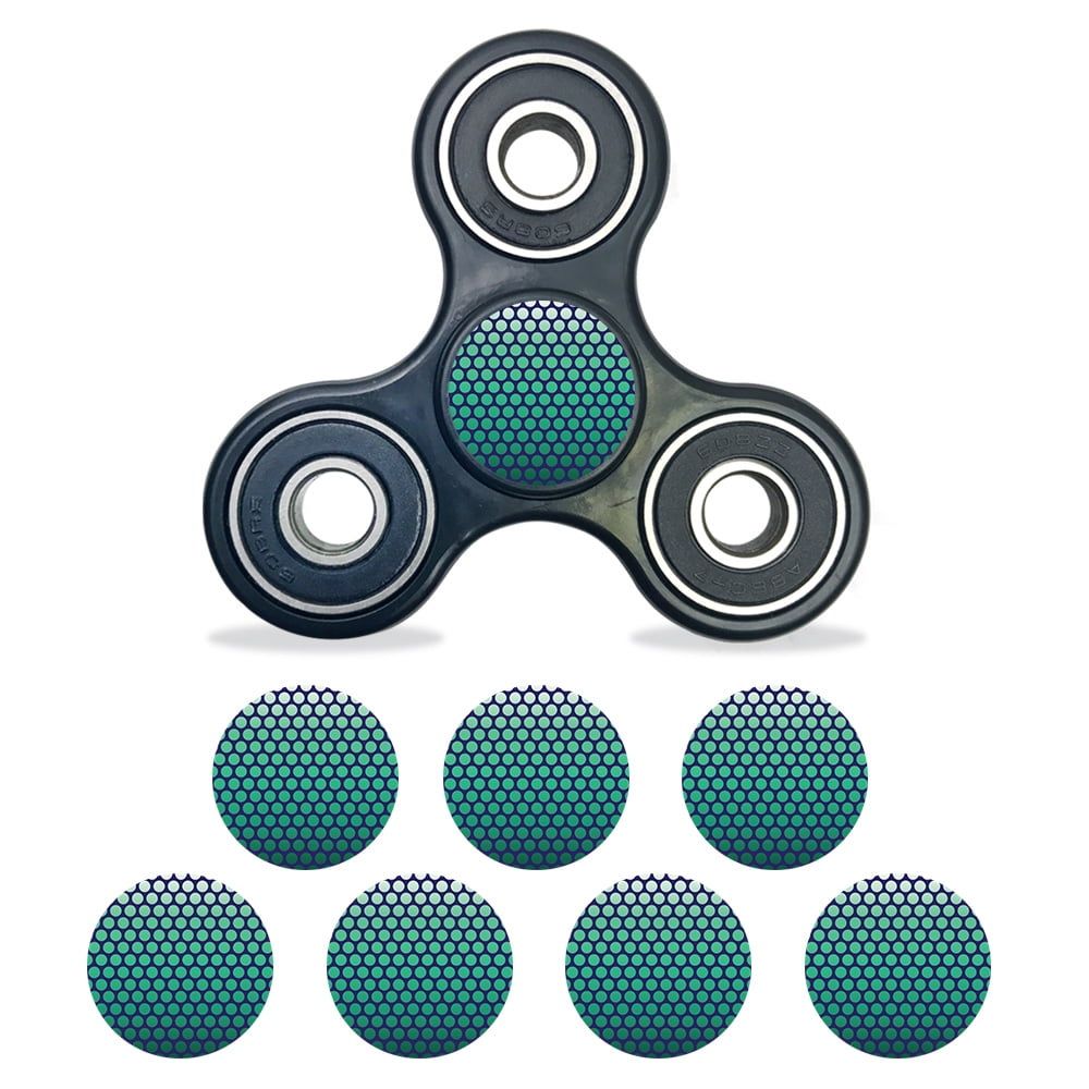 Skin Decal Wrap Compatible With Fidget Hand Tri-Spinner Center Cap ...
