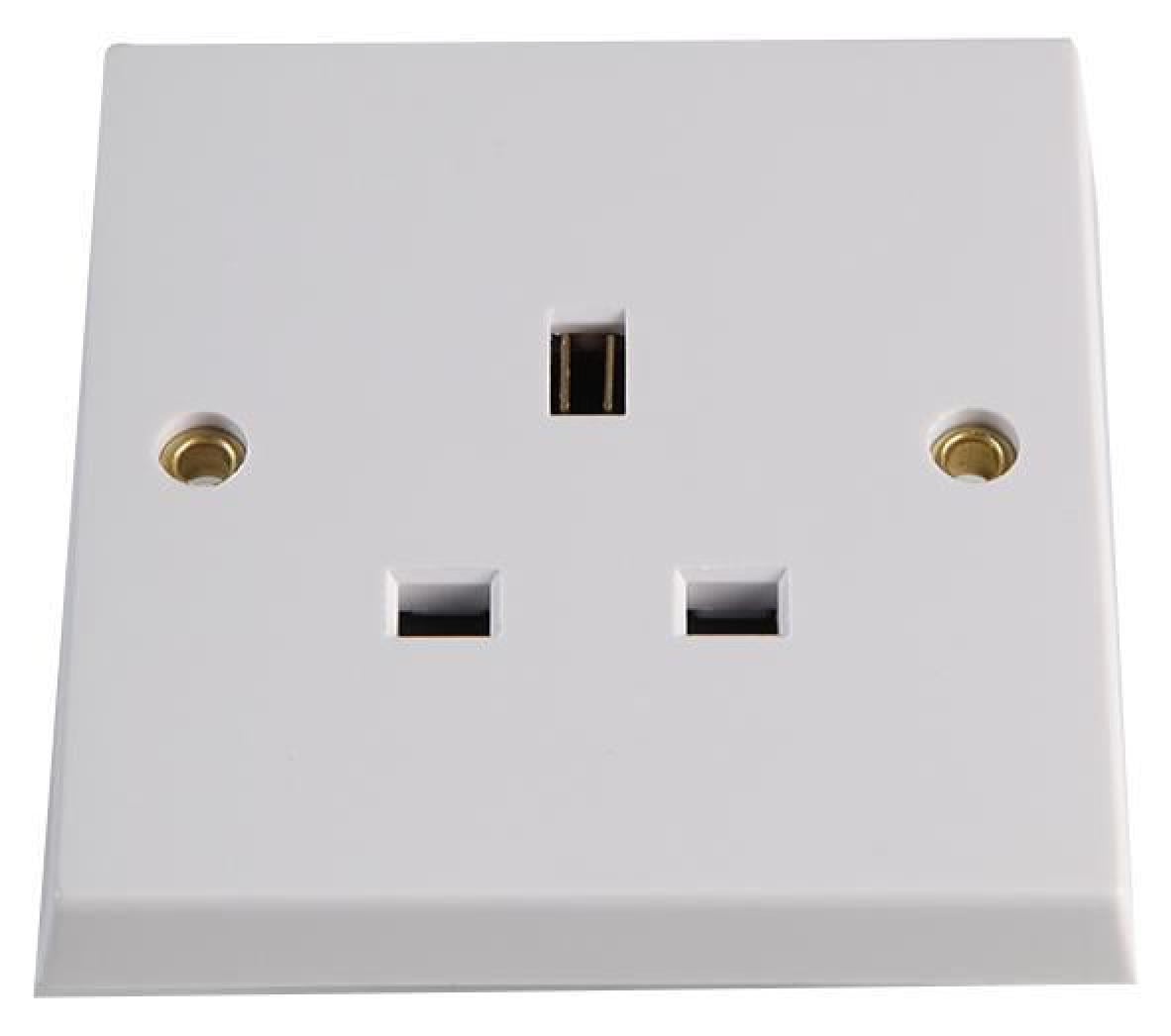 VOLEX ACCESSORIES - 1 Gang 13A Unswitched Socket - Walmart.com