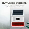 Solar Outdoor Motion Alarm, Motion Activated with Warning Lights and ...