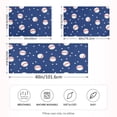 Baseball Blue Tile Pattern Pillow Case Standard Size Silky Satin Pillow ...
