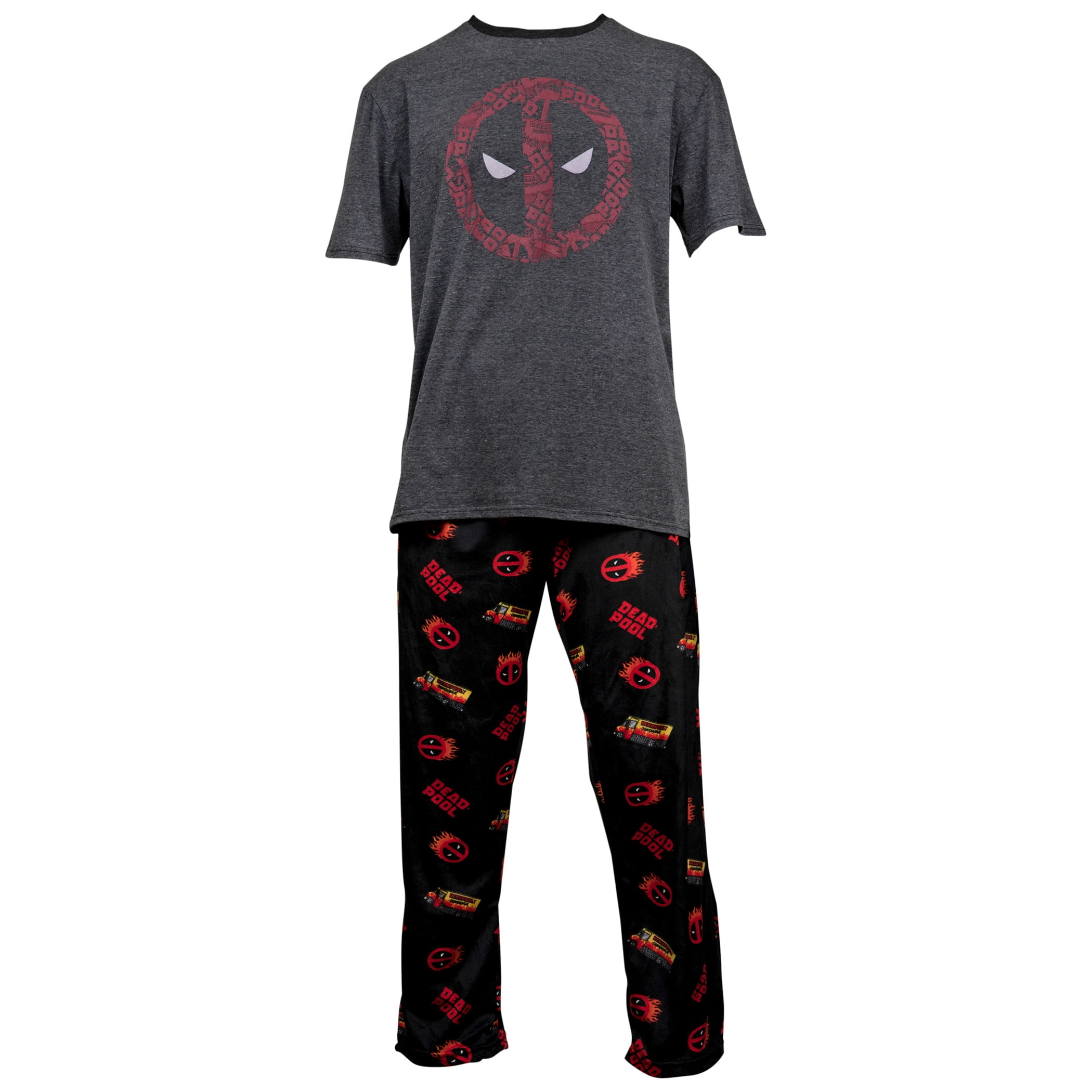 Deadpool Symbol Shirt and All Over Print Sleep Pant Pajama Box Set ...