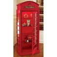 Design Toscano British Telephone Booth Display Cabinet: Living Room ...