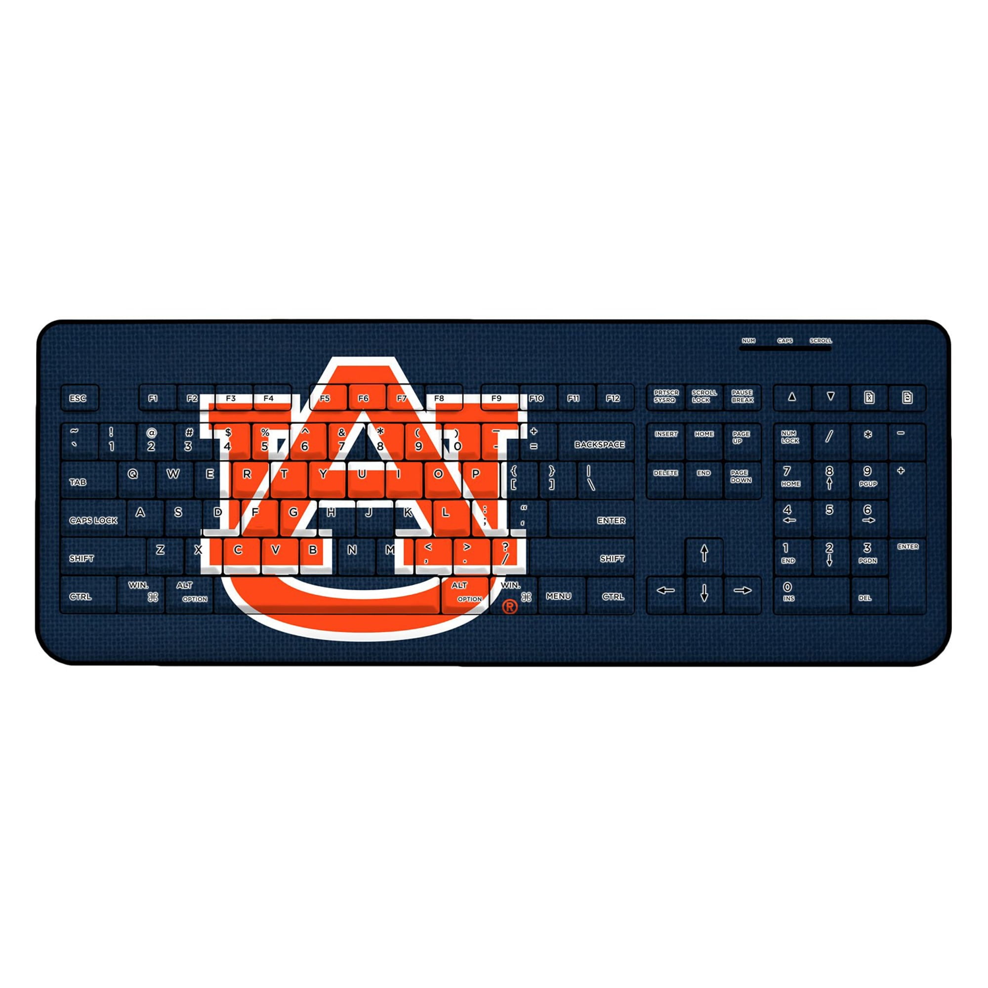 Auburn Tigers Solid Design Wireless Keyboard - Walmart.com