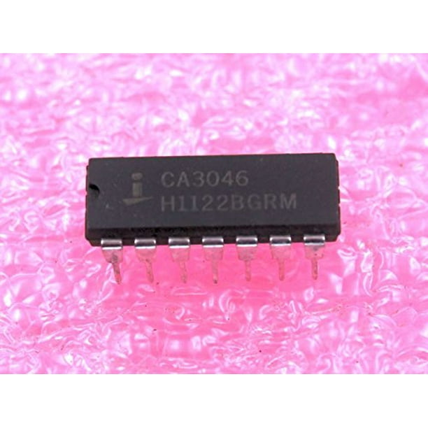 CA3046, NPN General Purpose 5-Array Vceo = 24v, Ic= 0.5uA, Hfe=>110 ...