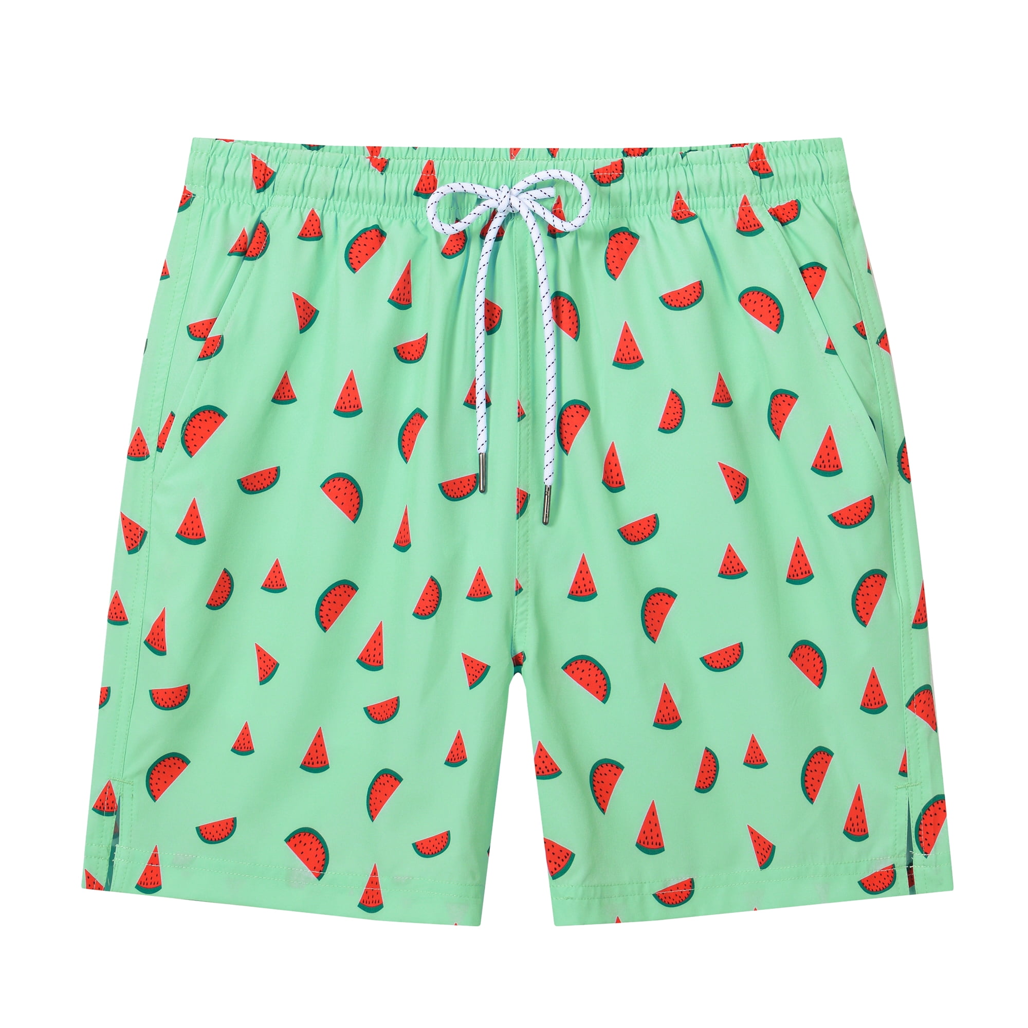 Qpngrp Mens Swim Trunks Quick Dry Beach Shorts With Mesh Lining