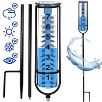 GASIKGOYINE Rain Gauge Upgrade, 7" Freeze-Proof Rain Gauge Outdoord ...