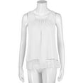 Qwertyu Tunic Tops Plus Size Women Tank Tops Summer Sleeveless Lace