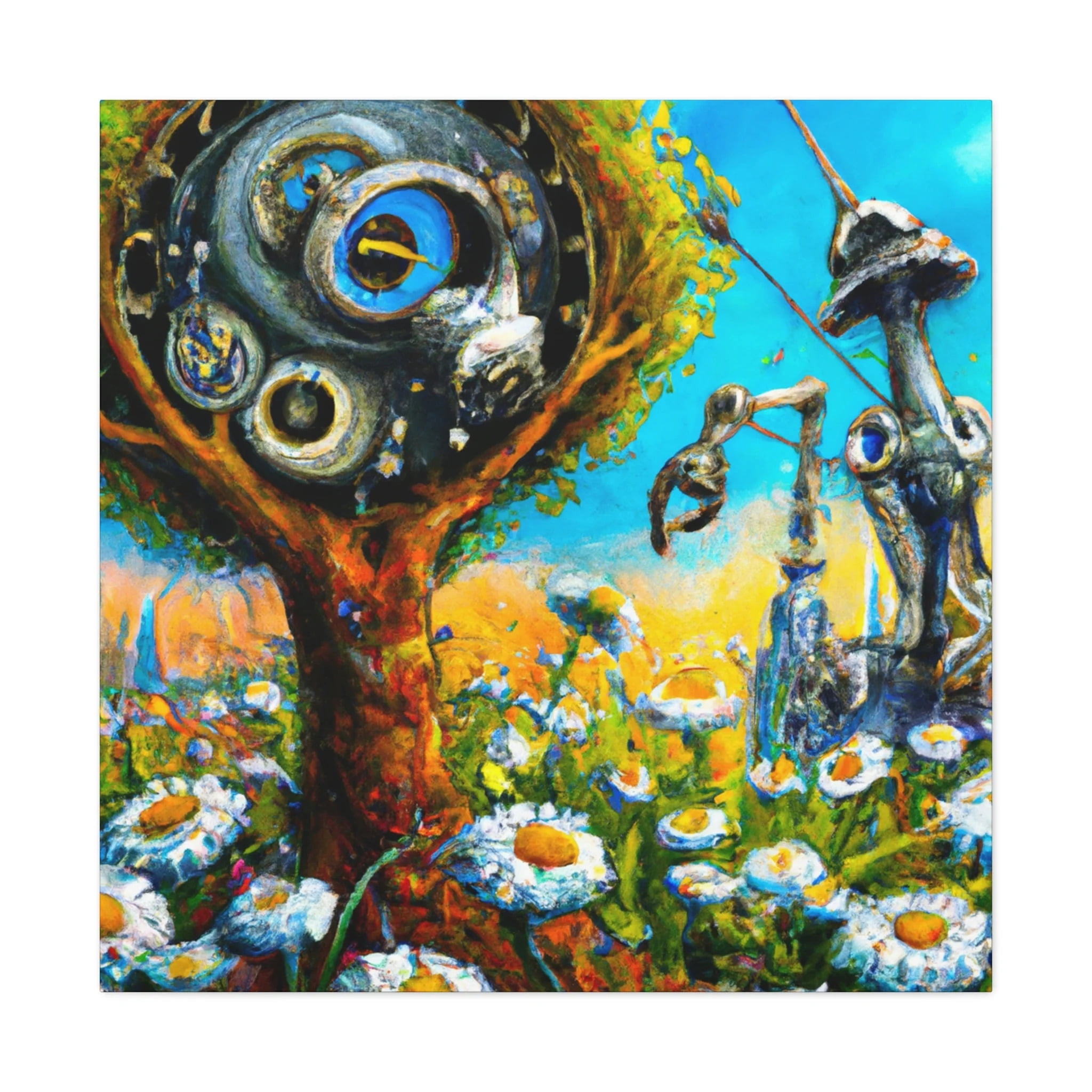 Daisy of the Cogs - Canvas - Walmart.com