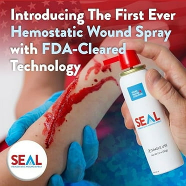 Wound Seal Instant Bleeding Stop Powder, 4 ct Tube Applicator, Safe for ...