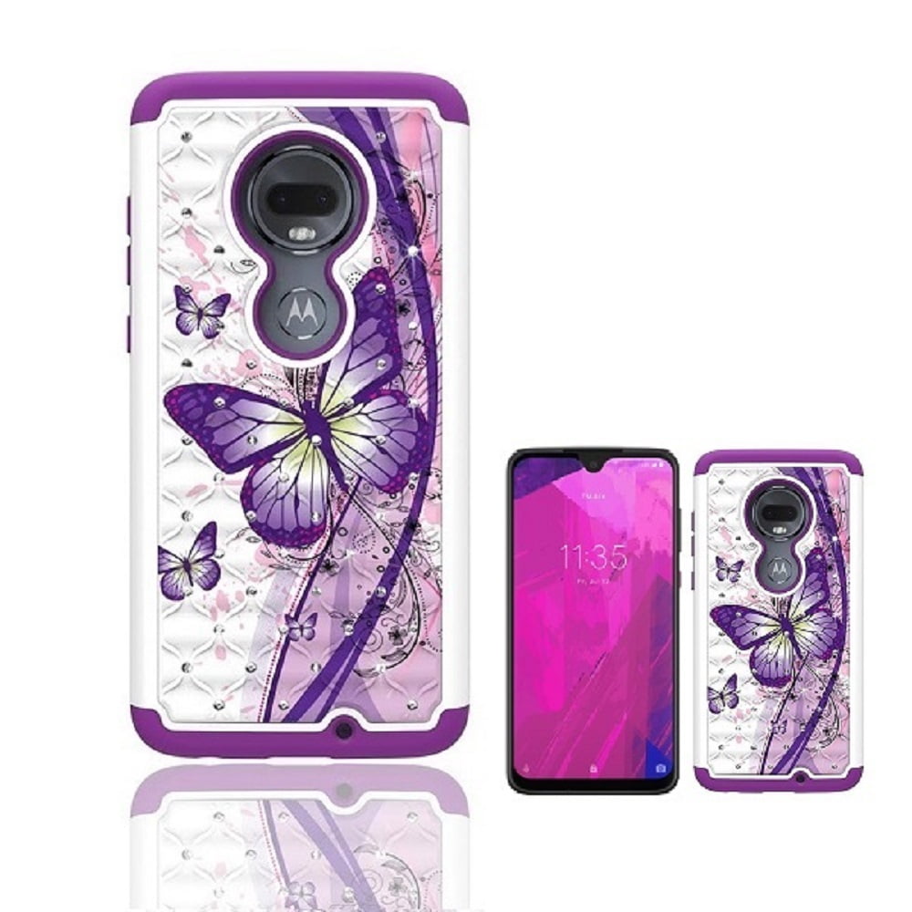 Phone Case for T-Mobile REVVLRY Plus, Studded Rhinestone Diamond Bling ...