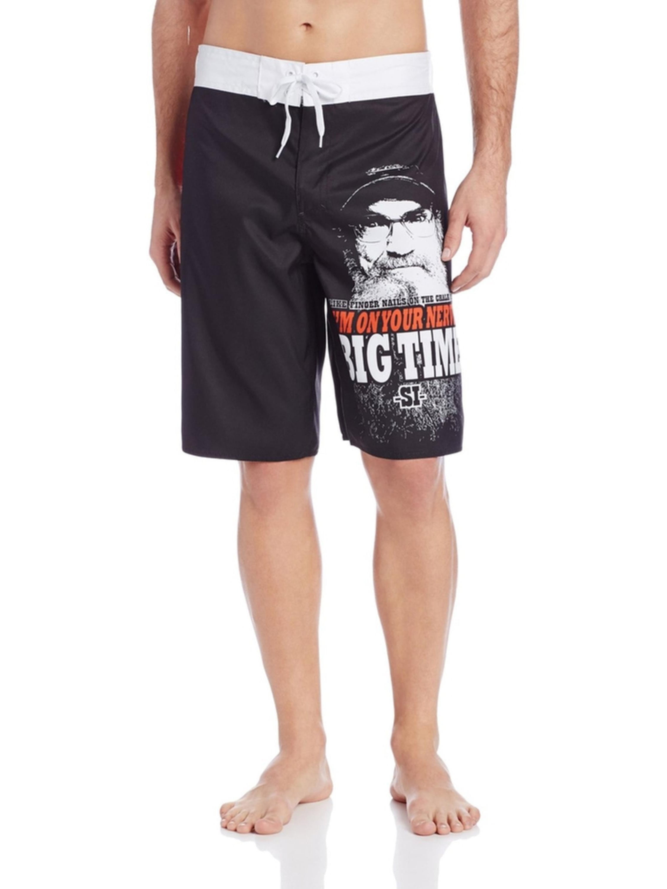 Si Nerves Black Board Shorts - Walmart.com