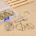 50 PCS Heavy Duty Lynch Pin Assorent Kit Trailer Pins 3 Point Hitch for ...