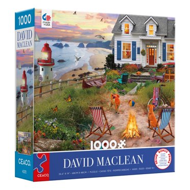 Ceaco - David Maclean- Three Tall Ships - 1000 Piece Jigsaw Puzzle ...