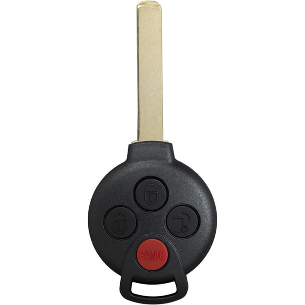 4 Button Remote Head Key Compatible with Mercedes Benz Smart Fortwo ...