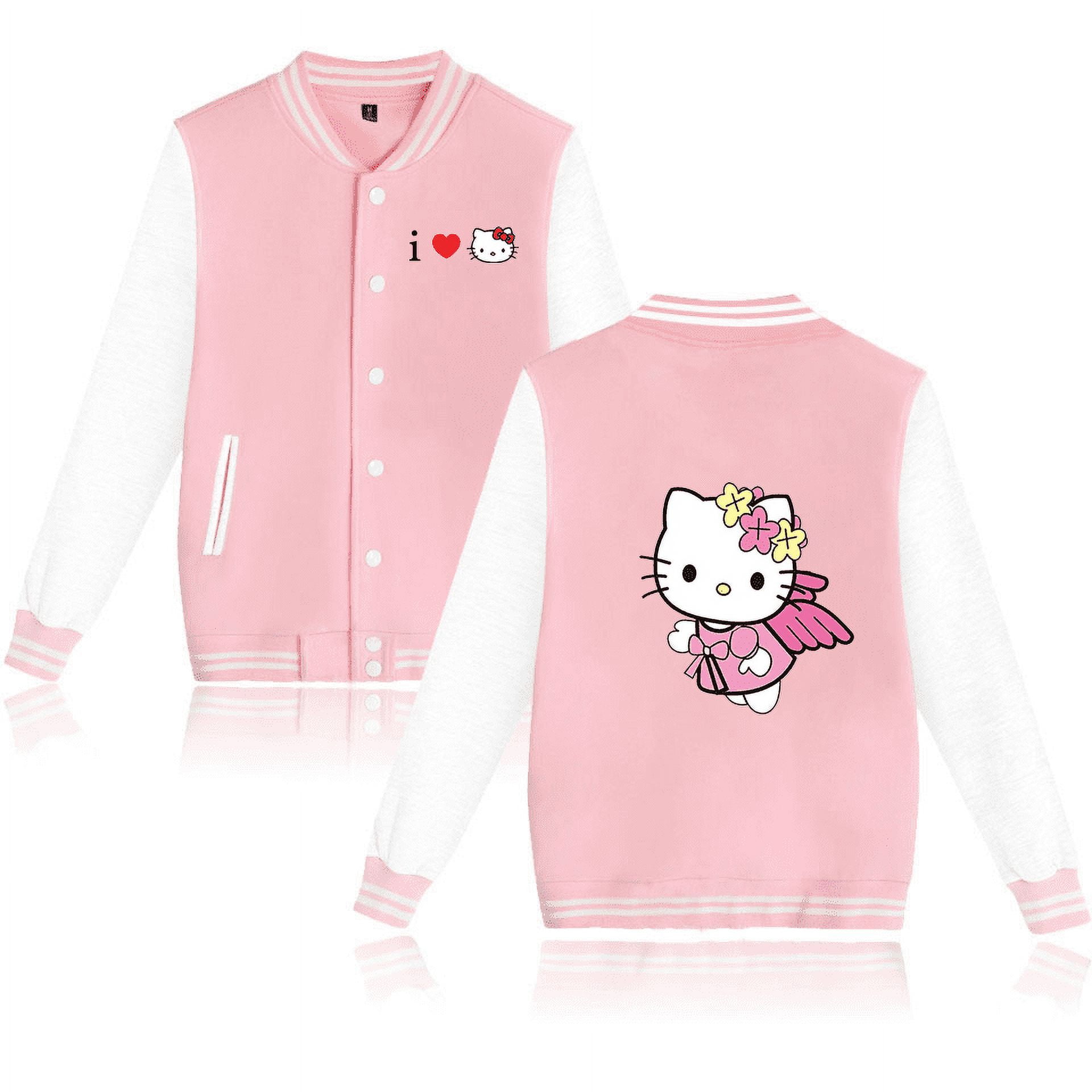 Click here for Mke Hello Kitty Bomber Jacket Women Men Autumn Bas... prices