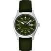 Seiko Men's SNKP27 Automatic Recraft Series Watch with Green Dial and ...