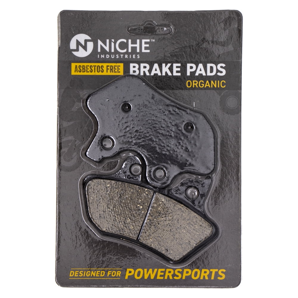 Niche Brake Pad Set for Harley-Davidson Dyna Organic Motorcycle 519 ...