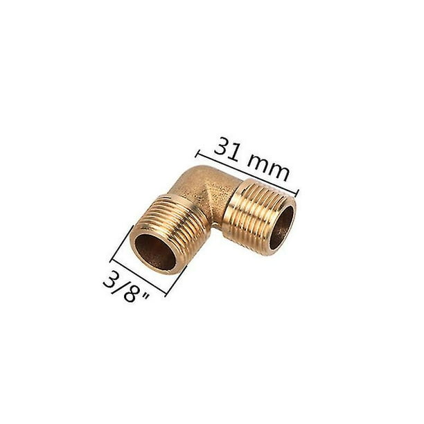 1/8" 1/4" 3/8" 1/2" 3/4" Male Thread Brass Elbow Connector Garden Agriculture Water Supply Joint ...