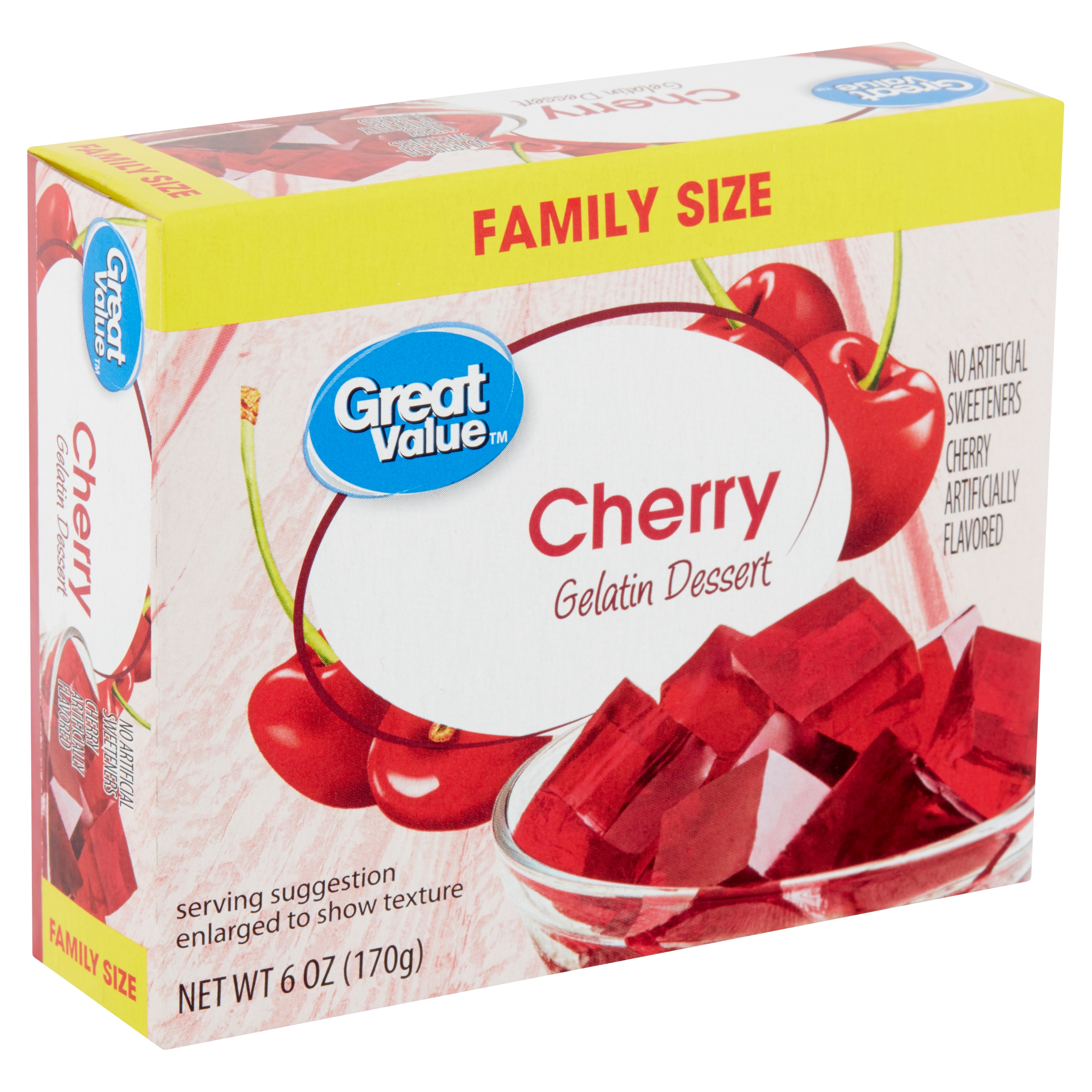 Great Value Cherry Gelatin Dessert Family Size 6 Oz Walmart Great Value Cherry Gelatin Dessert Family Size 6 Oz Walmart
