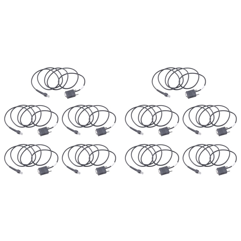 10X Ls2208 Rs232 Serial Cable Cba-R01-S07Par para Escáner de Código de ...