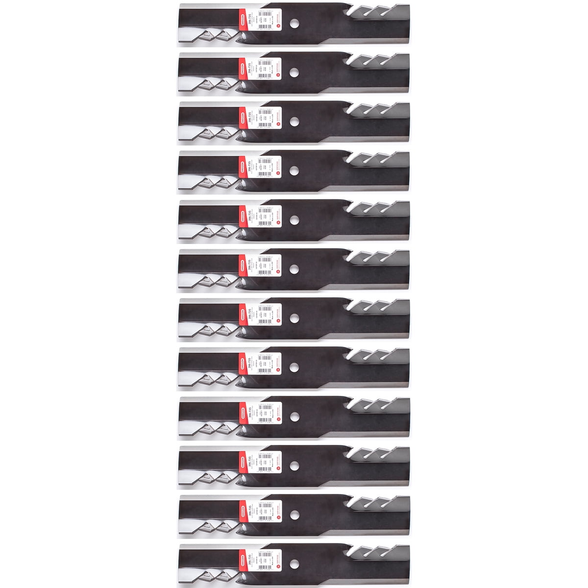 12PK Oregon 396-735 G6 Gator Blades for 48" Wright Stander 71440002 ...