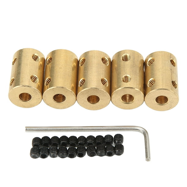Motor Shaft Extension Connector,5Pcs RC Shaft Coupling Shaft Coupler ...