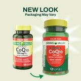 Spring Valley Rapid-Release CoQ10 Heart Health Dietary Supplement Softgels, 100 mg, 120 Count ...