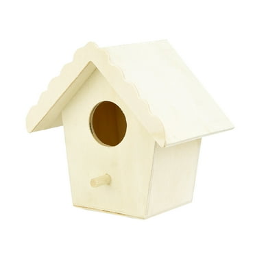 Creative Hobbies Mini 4 Inch Tall Birdhouse, Set of 4 Styles ...