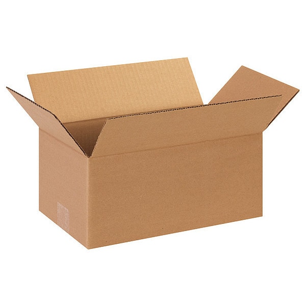 ZoroSelect Long Corrugated Boxes, 12" x 5" x 5", Kraft, 25/Bundle ...