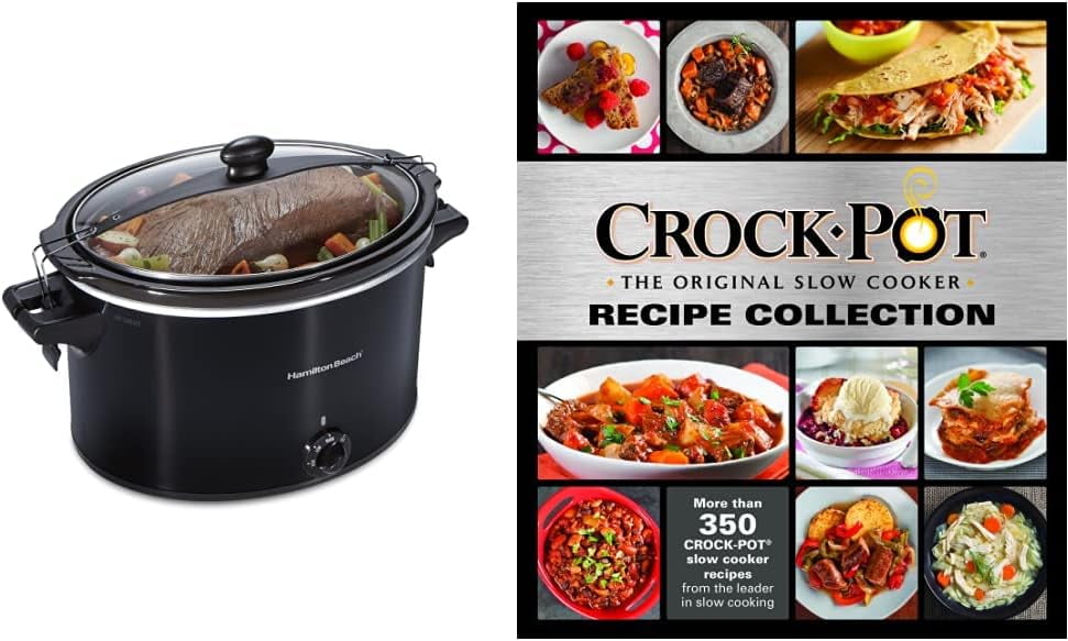 Hamilton-Beach 33195 Extra-Large Stay or Go Slow Cooker, 10 Quart ...