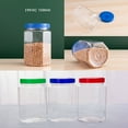 RUIQPGRT Plastic Jars With Lids – Storage Containers – Airtight Stackable Container Jar for ...