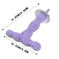 T-Shaped Parrot Perch Grinding Stick Bird Cage Accessory with Powder ...