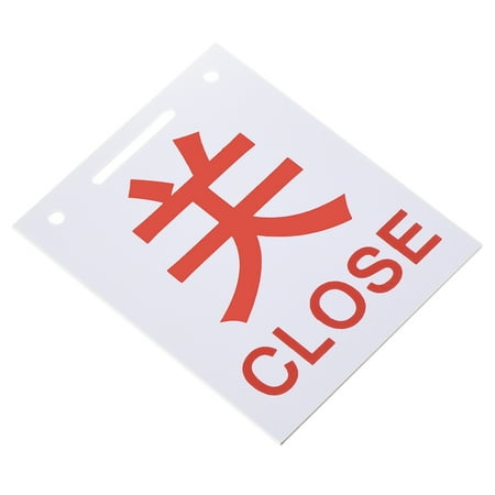 Valve Identifier Tag, Plastic "Close" Valves Status Labeling Sign ...