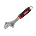 Hyper Tough 12-inch Adjustable Wrench with Ergonomic Soft Grip, Red ...