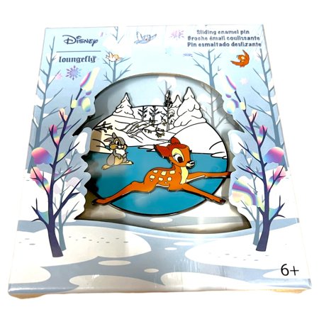 Loungefly Disney Bambi Sliding Ice Skating Scene Collector Box Enamel ...