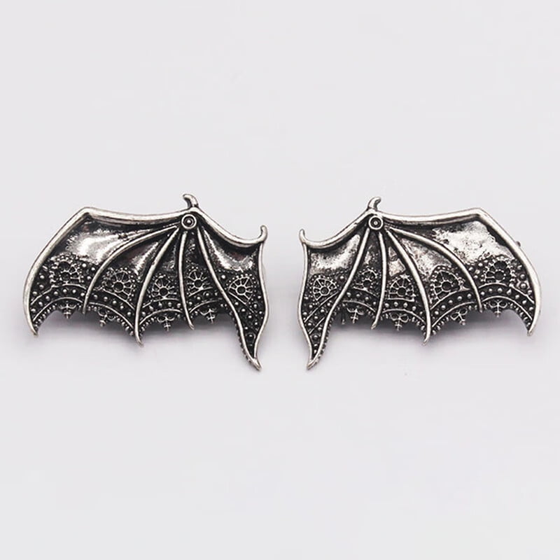 Black Bat Wing Hair Clip Punk Gothic Vintage Vampire Demon Wings Hair