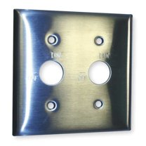 Hubbell Wiring Device-Kellems Wtherprf Wll Plt,Stnd;Gray,1Gng,Lt Txtr ...