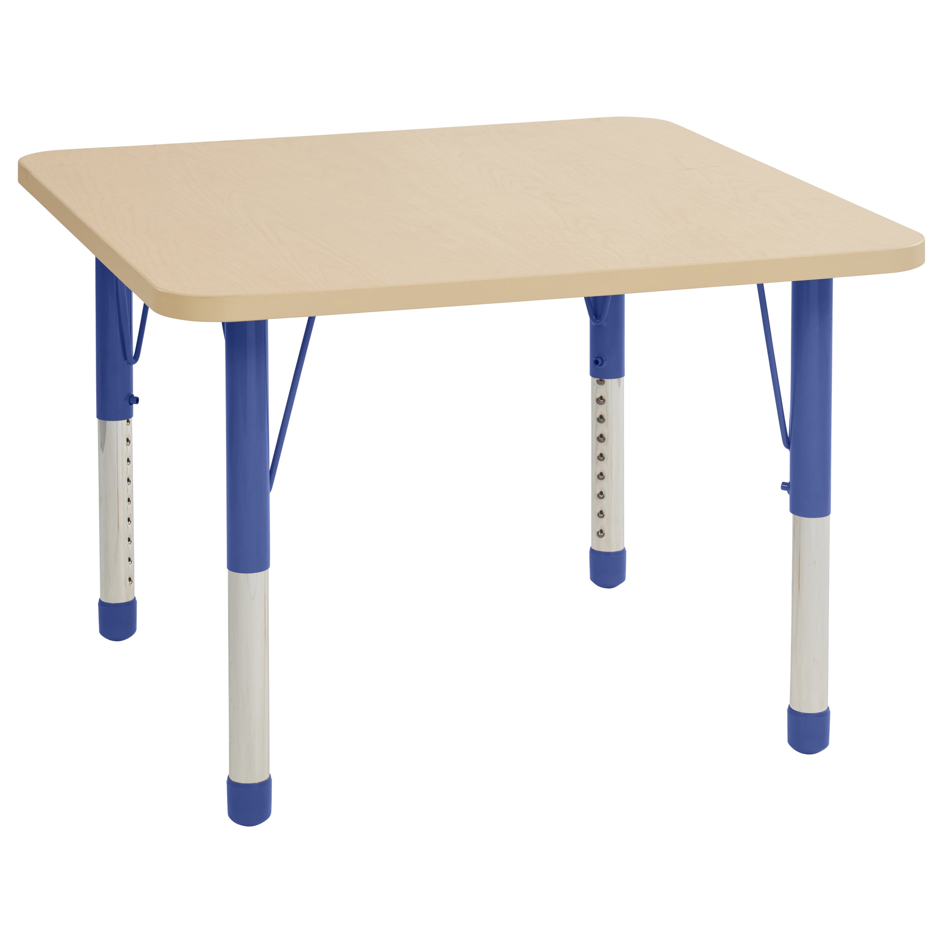 ECR4Kids 36in x 36in Square Everyday T-Mold Adjustable Activity Table ...