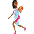 Barbie Made to Move Basketball Player Doll & Accessories, Brunette Doll ...