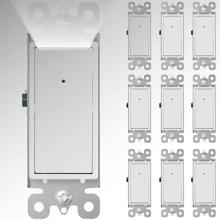 SAYDY Night Light Wall Switch,Combination Electrical Light Switch ...
