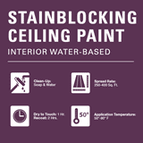 KILZ Interior Stainblocking Ceiling Paint, White, 1 Gallon - Walmart.com