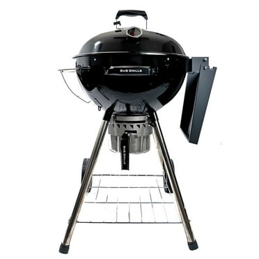 Charbroil Kettleman TRU-Infrared Charcoal Grill, with Easy Temperature ...