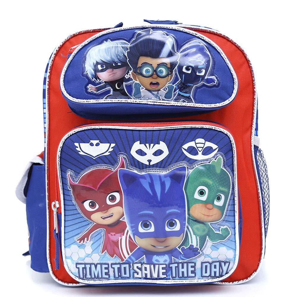 PJ Masks Time To Save The Day Backpack 12" Small Boys Book School ...