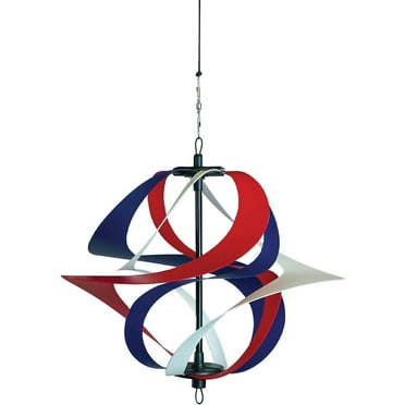 In the Breeze 2621 — 12-inch Striped Iridescent Pinwheel Spinner ...
