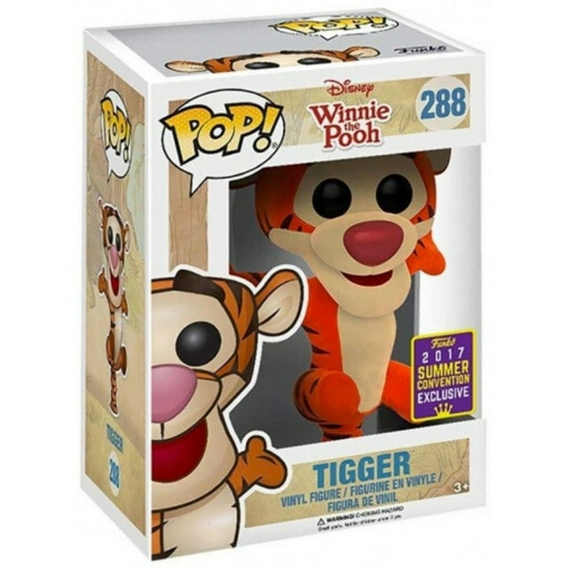 Funko Pop! Disney Winnie the Pooh Tigger Flocked SDCC Figure #288 ...