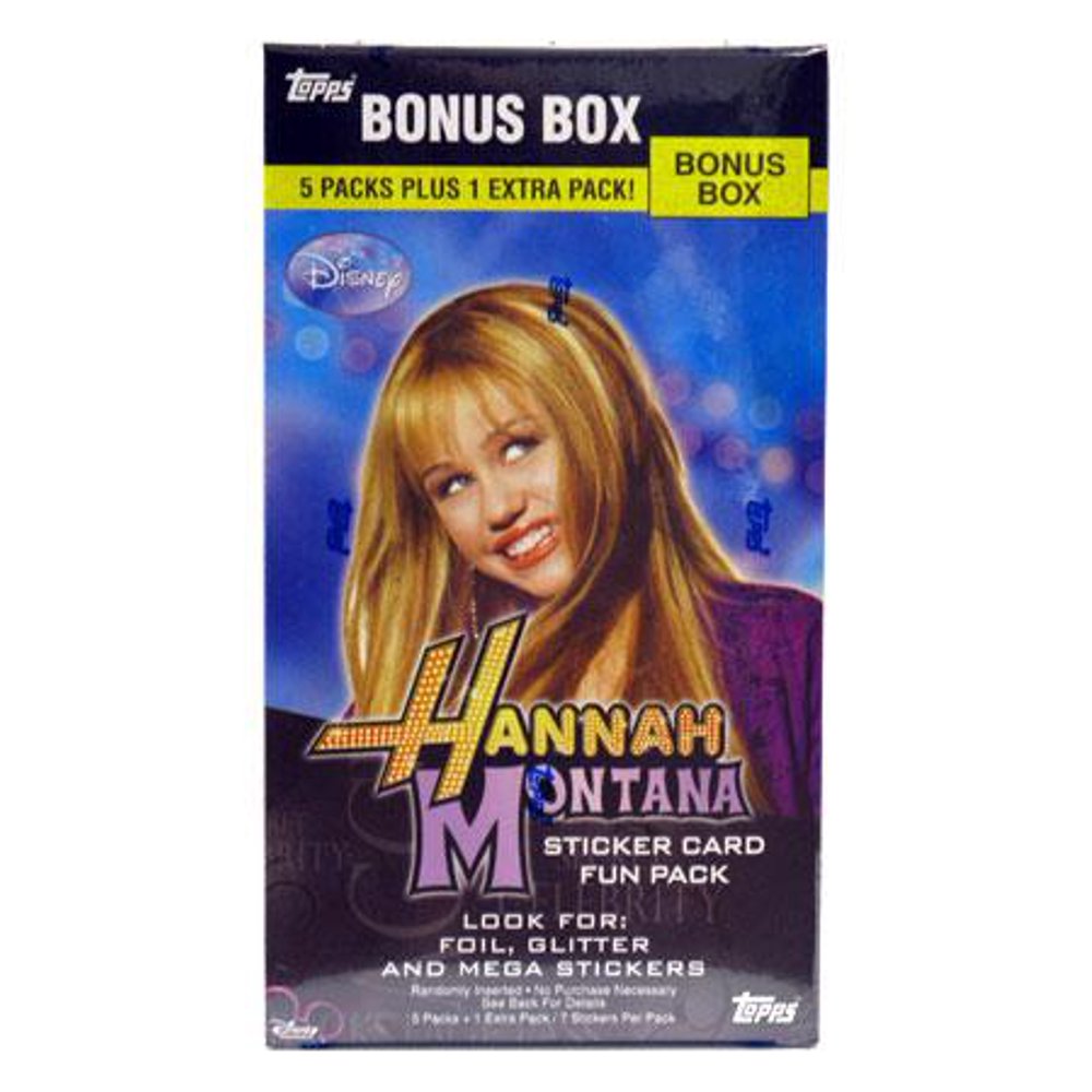 Disney Hannah Montana Sticker Card Bonus Box - Walmart.com - Walmart.com