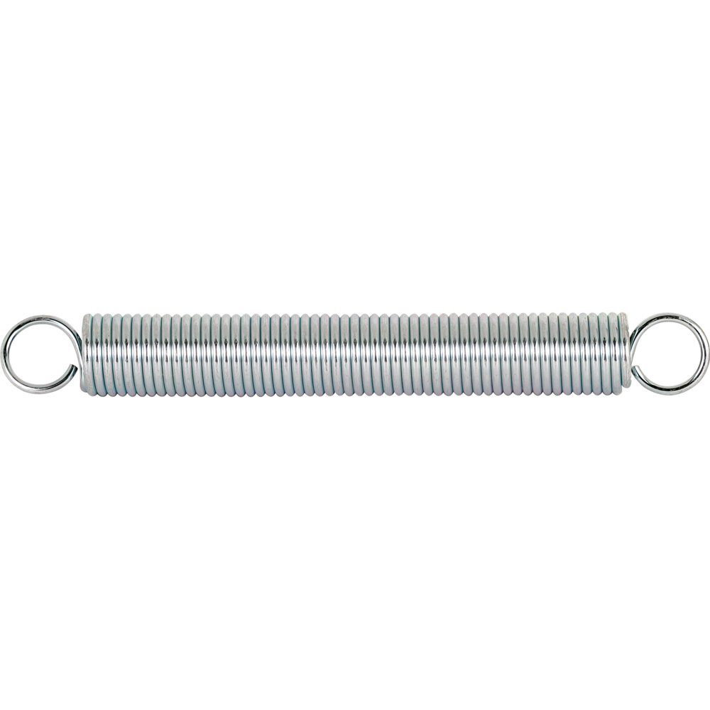 Extension Spring, 1 in. x 8-1/2 in. x 0.120 in., Wire Diameter, Spring ...