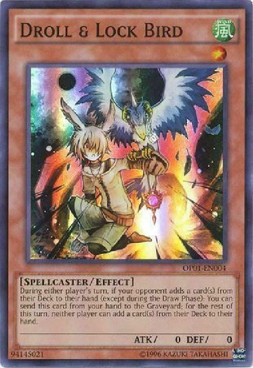 Droll & Lock Bird - OP01-EN004 - Super Rare NM OTS Tournament Pack 1 ...
