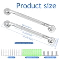 2Pcs 16inch Shower Grab Bar 304 Stainless Steel Non Slip Bathroom Grab ...