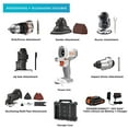 BLACK+DECKER 20V MAX* Matrix Cordless Combo Kit, 6-Tool, White And Orange, (BDCDMT1206KITWC ...